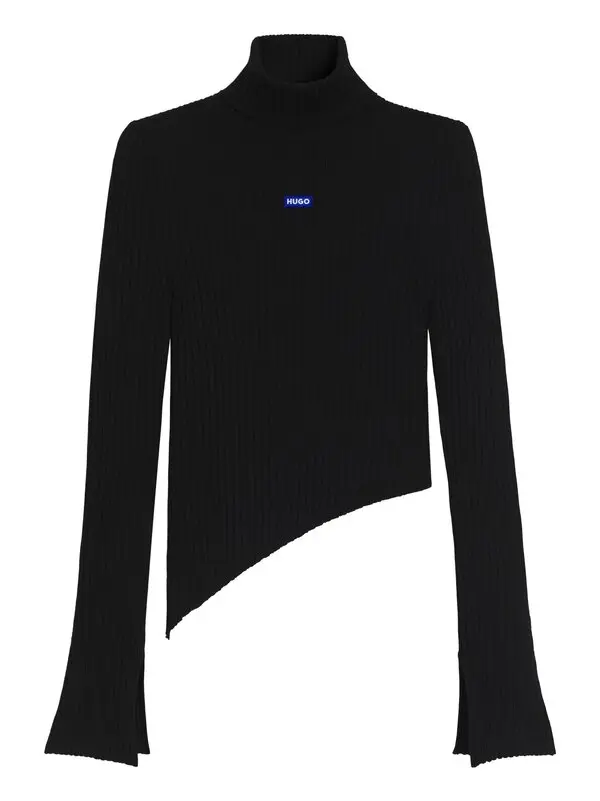Hugo Logo-badge Sweater - Black