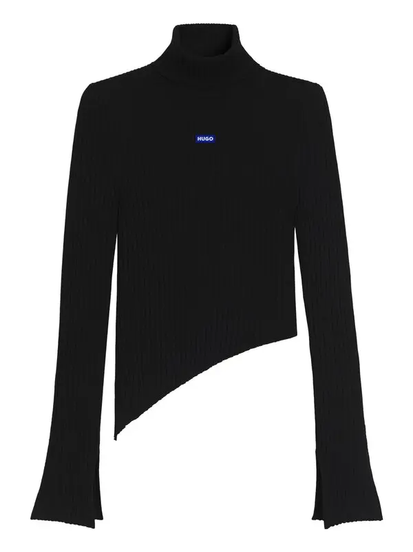 Hugo Logo-badge Sweater - Black