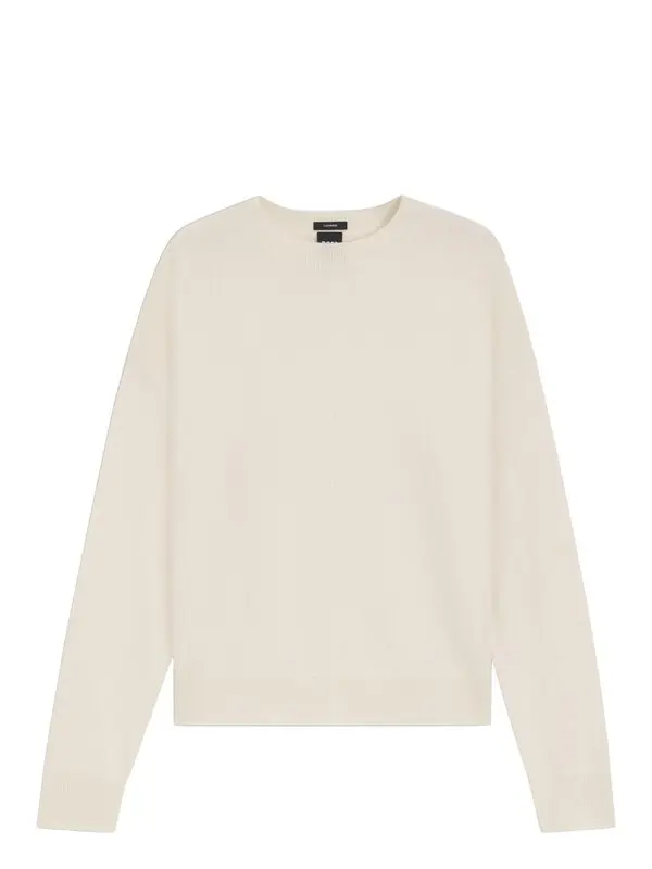 BOSS Cashmere Knitted Sweater - White