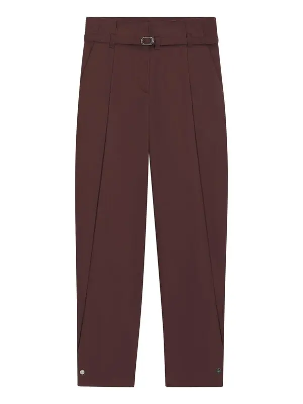 Hugo Tapered-fit Trousers - Dark Brown