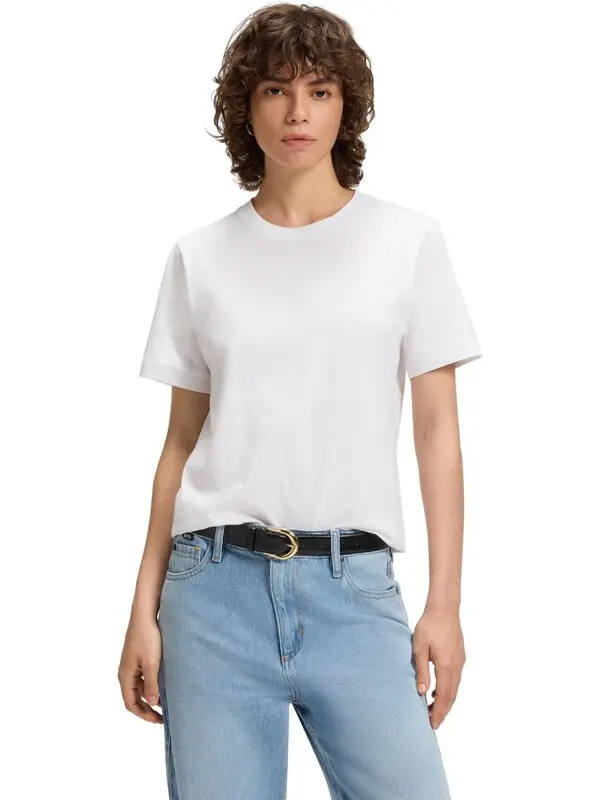 BOSS Cotton-jersey Relaxed-fit T-shirt - White