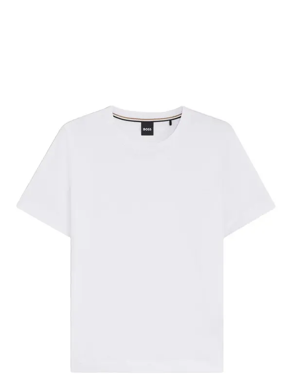 BOSS Cotton-jersey Relaxed-fit T-shirt - White