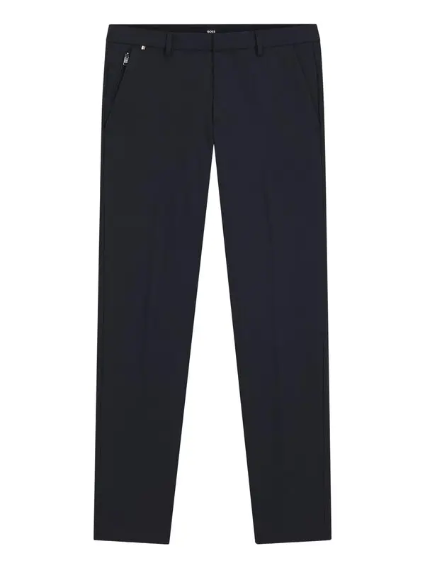 BOSS Slim-fit Trousers - Dark Blue