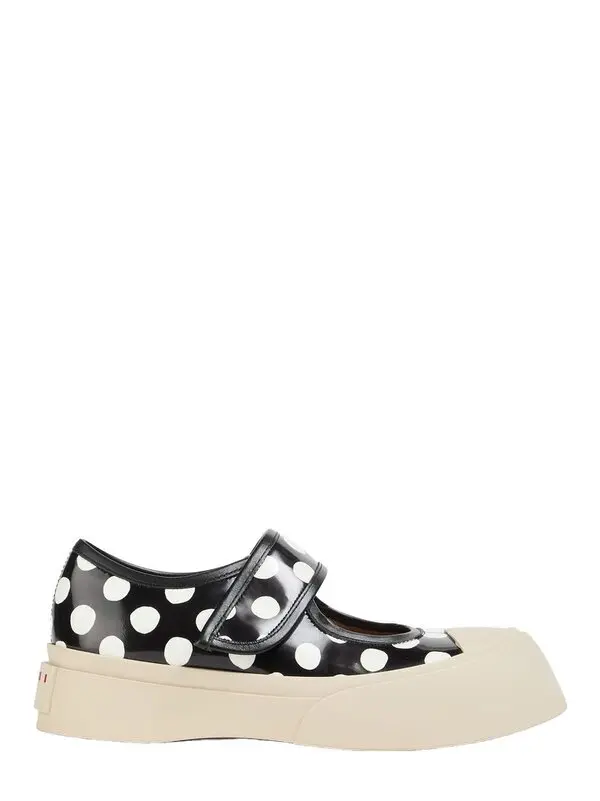 Marni Polkadot Platform Sneakers - Black