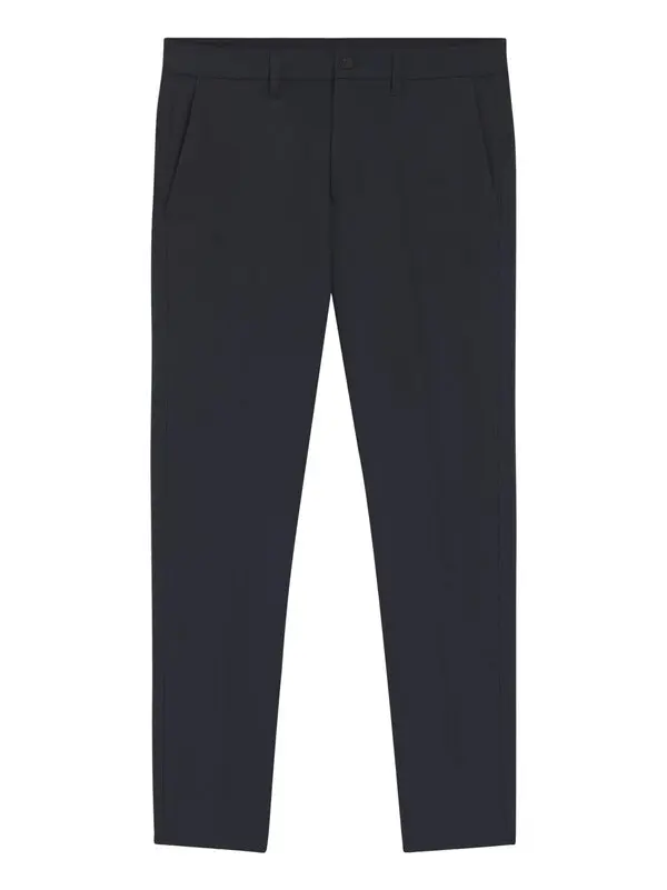 BOSS Slim-fit Water-repellent Stretch Pants - Dark Blue