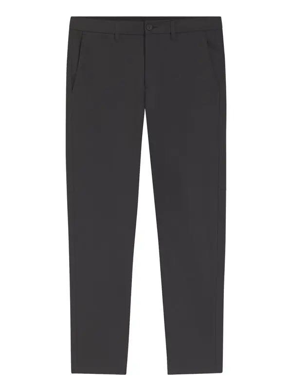 BOSS Slim-fit Water-repellent Stretch Pants - Dark Grey