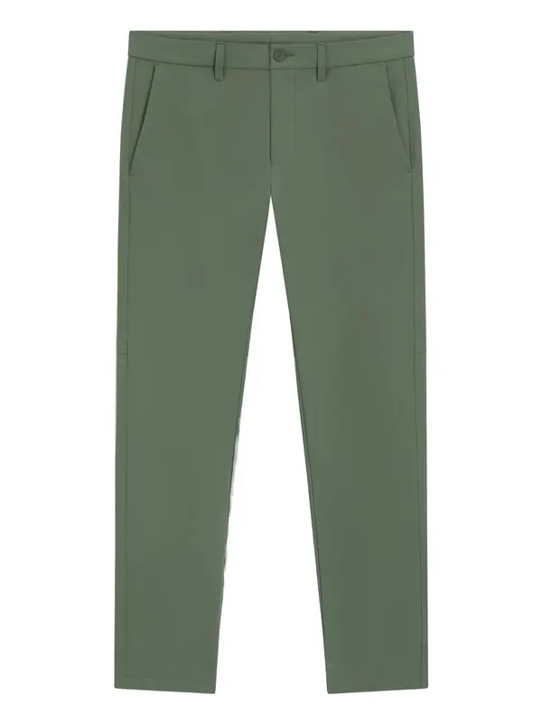 BOSS Slim-fit Water-repellent Stretch Pants - Light Green
