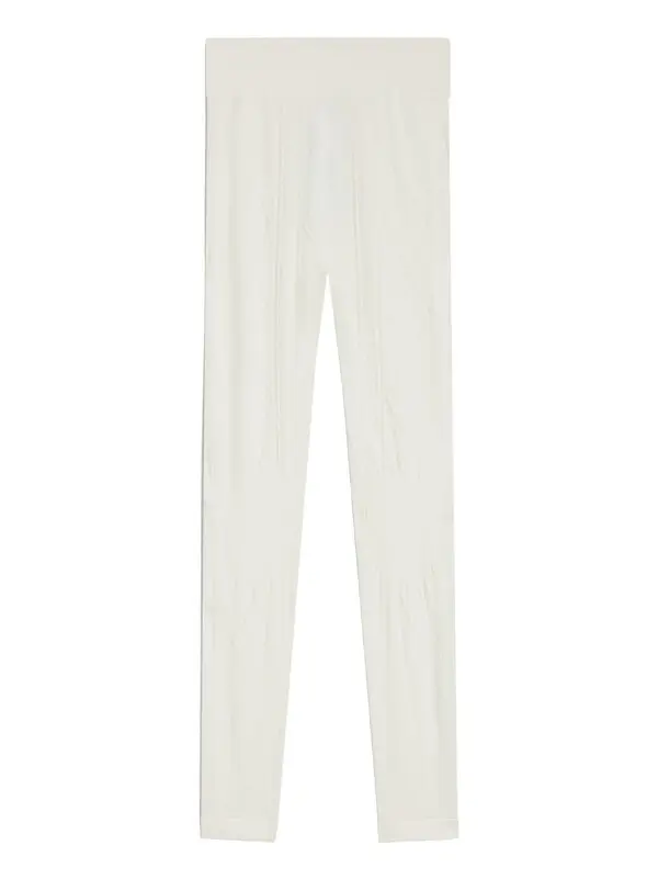 BOSS Ski Leggings In Stretch Jersey - White