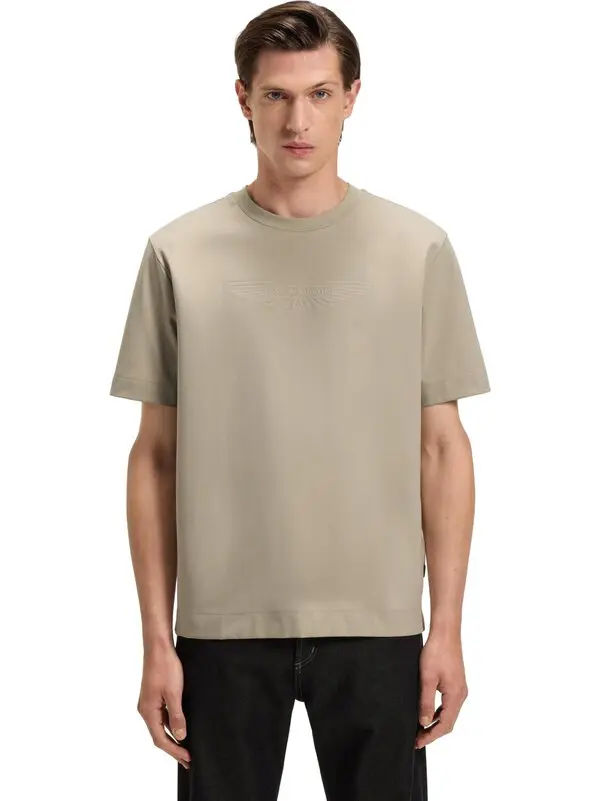 BOSS X Aston Martin T-shirt With Emed Logo - Khaki