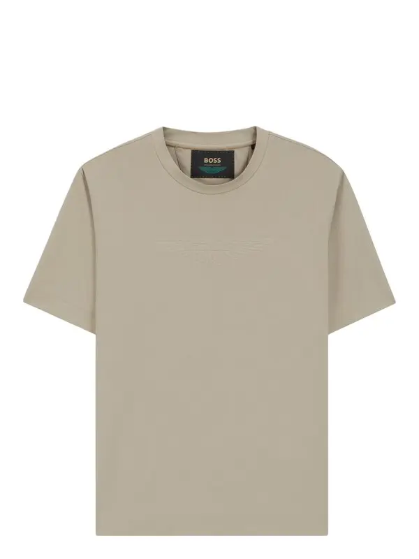 BOSS X Aston Martin T-shirt With Emed Logo - Khaki