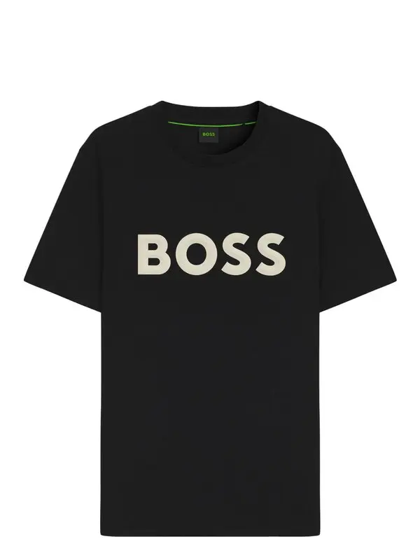 BOSS 3d-logo T-shirt In Cotton Jersey - Black