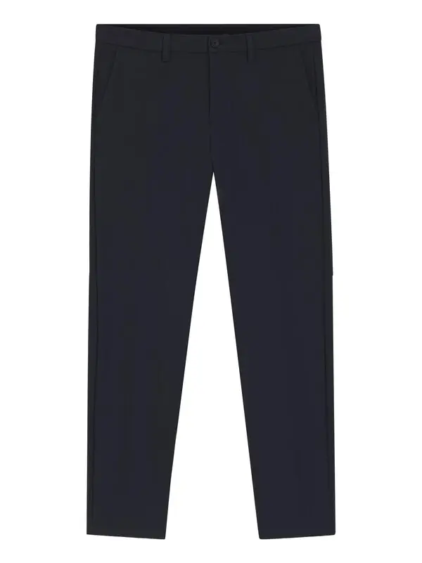 BOSS Slim-fit Water-repellent Trousers - Dark Blue