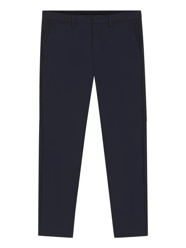 BOSS Slim-fit Water-repellent Trousers - Dark Blue