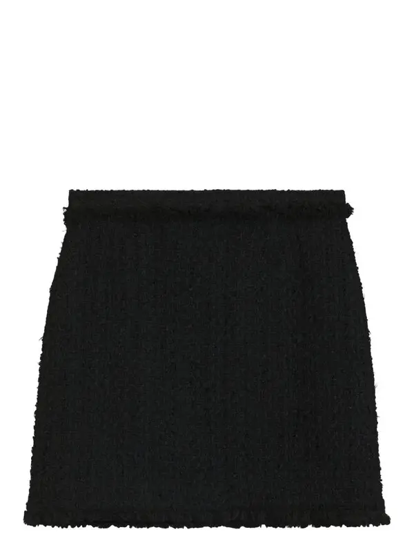 BOSS Mini Skirt In Velvet Tweed - Patterned
