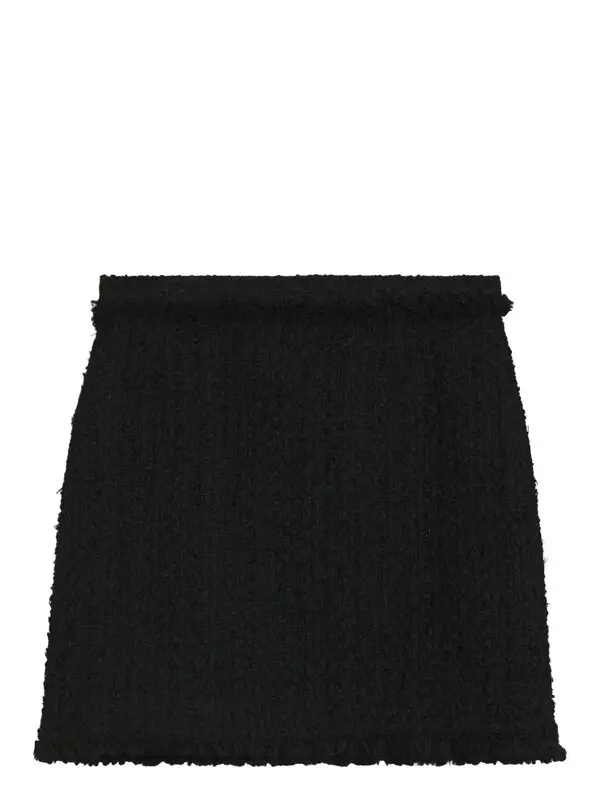 BOSS Mini Skirt In Velvet Tweed - Patterned