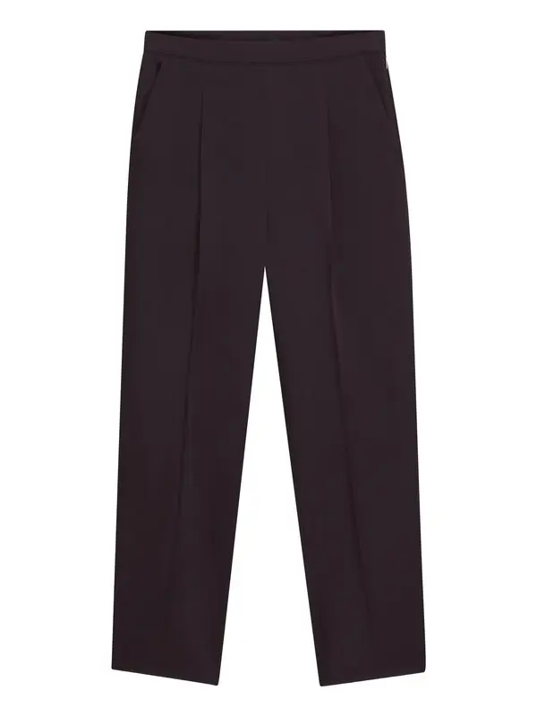 BOSS Regular-fit Trousers With Tapered Leg - Light Purple