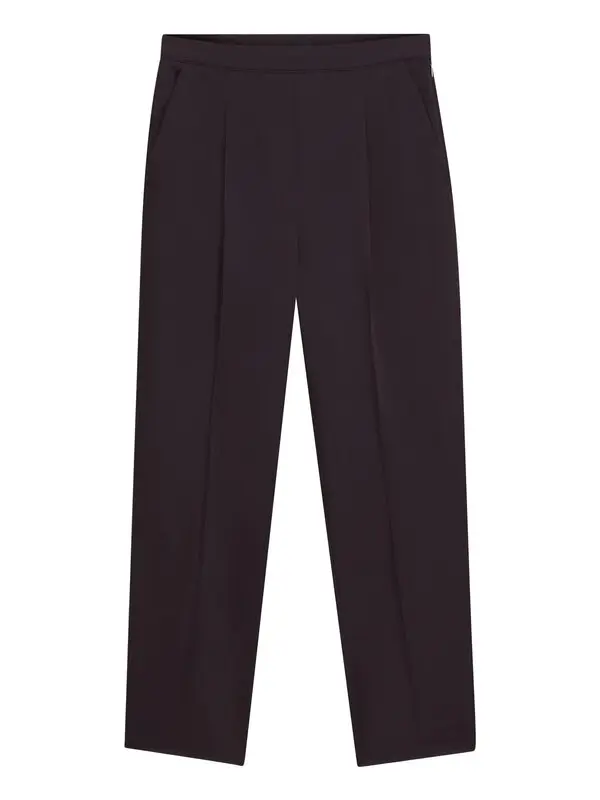 BOSS Regular-fit Trousers With Tapered Leg - Light Purple