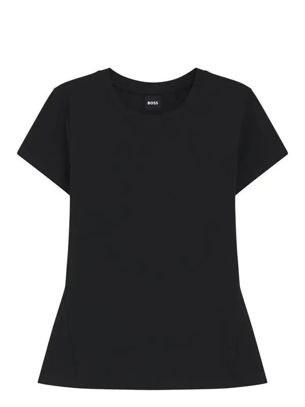 BOSS Cotton Crepe T-shirt - Black