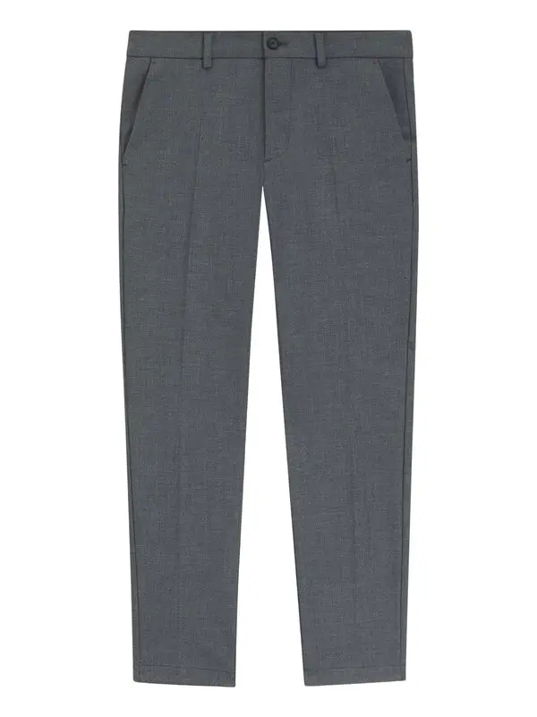 BOSS Slim-fit Dobby Trousers - Grey
