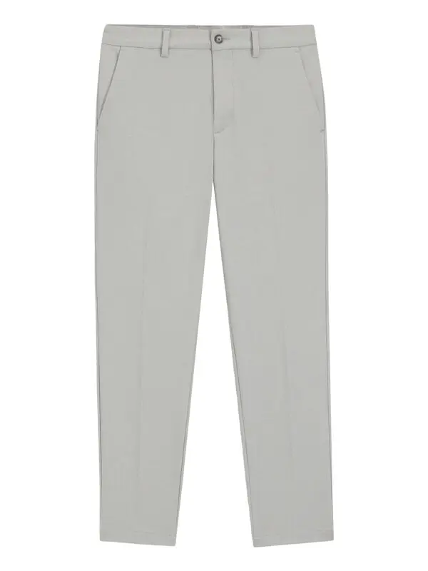 BOSS Slim-fit Dobby Trousers - Silver