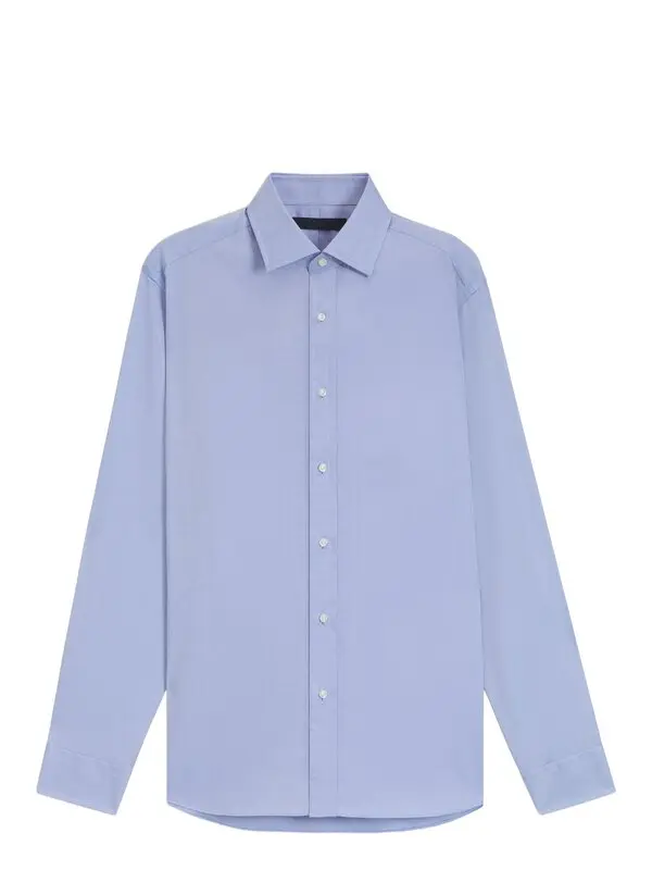 BOSS Beckham X Slim-fit Shirt In Oxford Cotton - Dark Blue