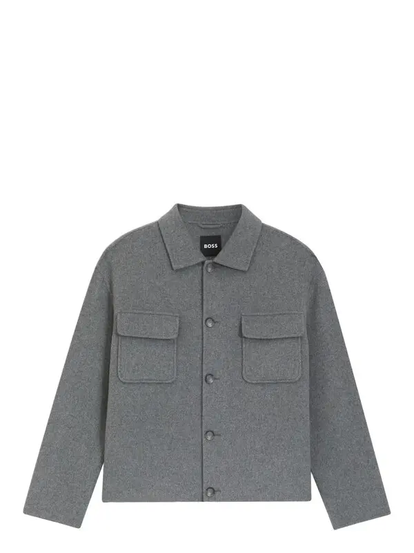 BOSS Relaxed-fit Jacket - Light Grey