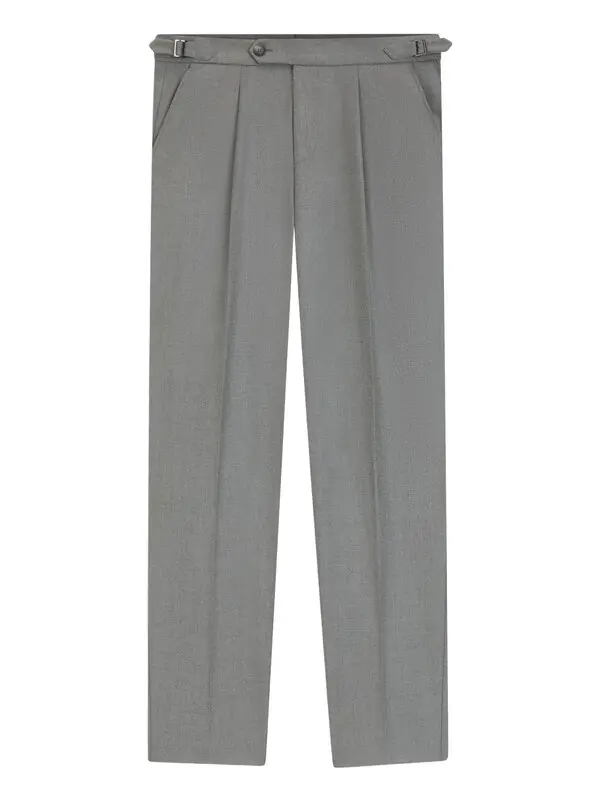 BOSS Melange Tapered-fit Trousers - Silver