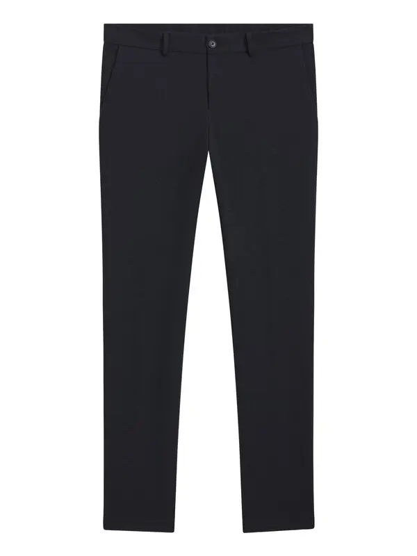 BOSS Slim-fit Performance-stretch Trousers - Dark Blue