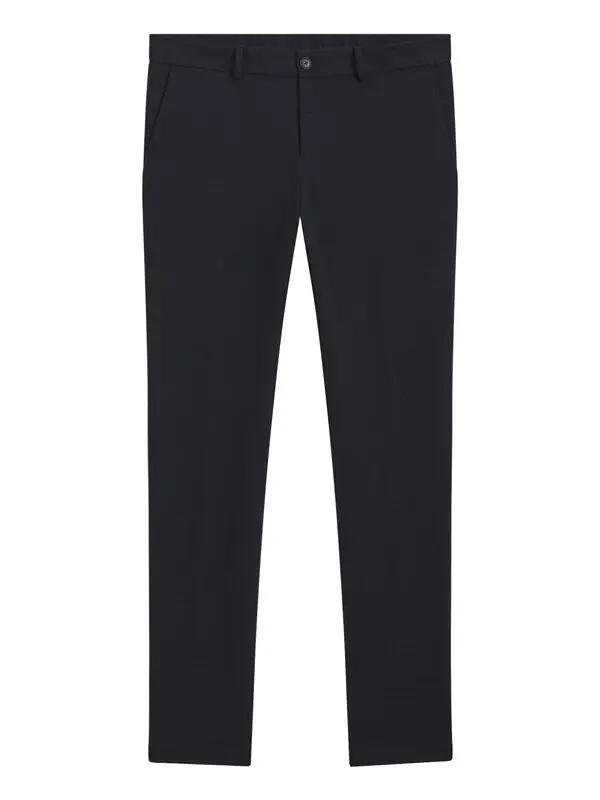BOSS Slim-fit Performance-stretch Trousers - Dark Blue