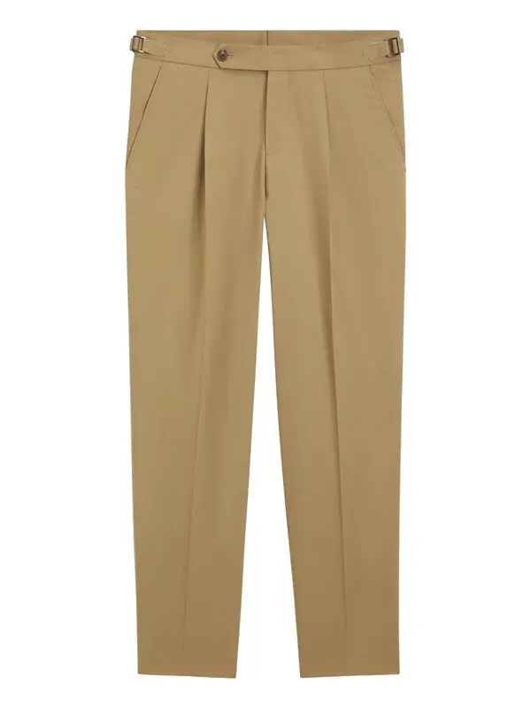 BOSS Tapered-fit Trousers - Khaki