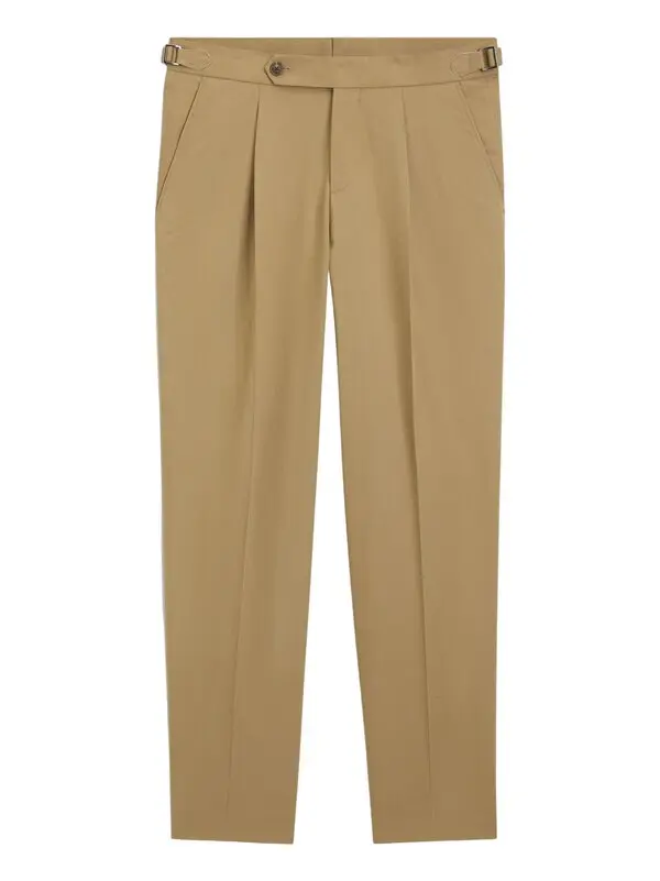 BOSS Tapered-fit Trousers - Khaki