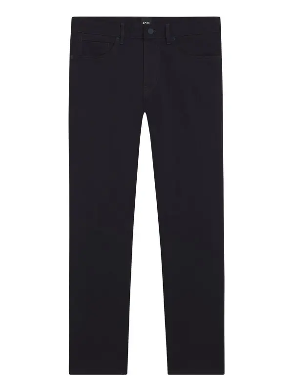BOSS Delaware Slim-fit Trousers - Dark Blue