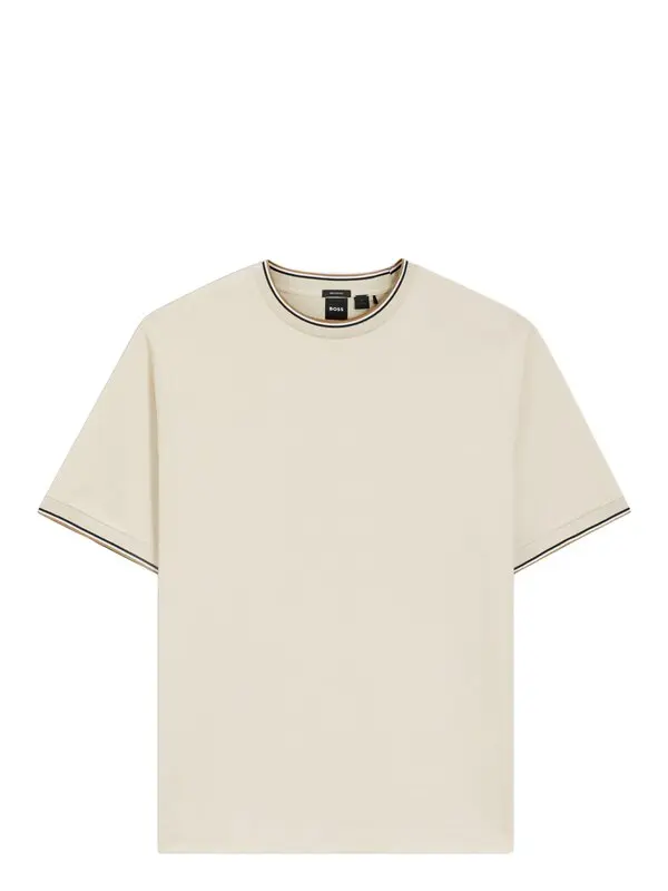 BOSS Regular-fit T-shirt In Mercerised Cotton - White