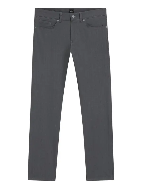 BOSS Delaware Slim-fit Trousers - Silver