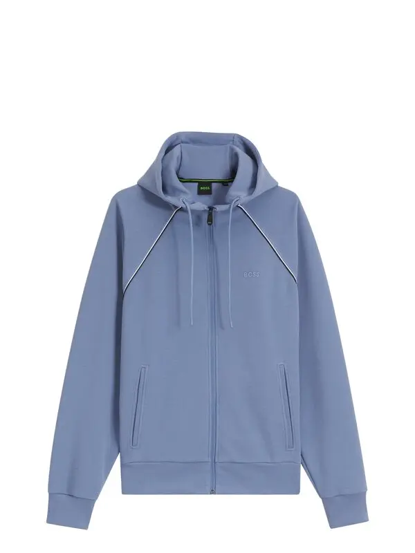 BOSS Zip-up Hoodie - Light Blue