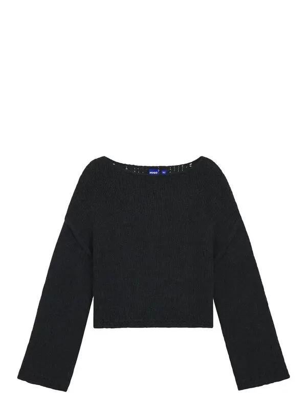 Hugo Oversized Sweater - Black