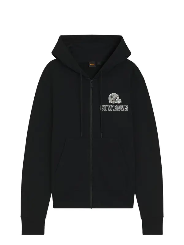 BOSS X Dallas Cowboys Zip-up Hoodie - Black
