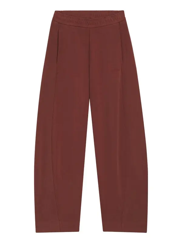 BOSS Logo-embroidered Tracksuit Bottoms - Dark Red