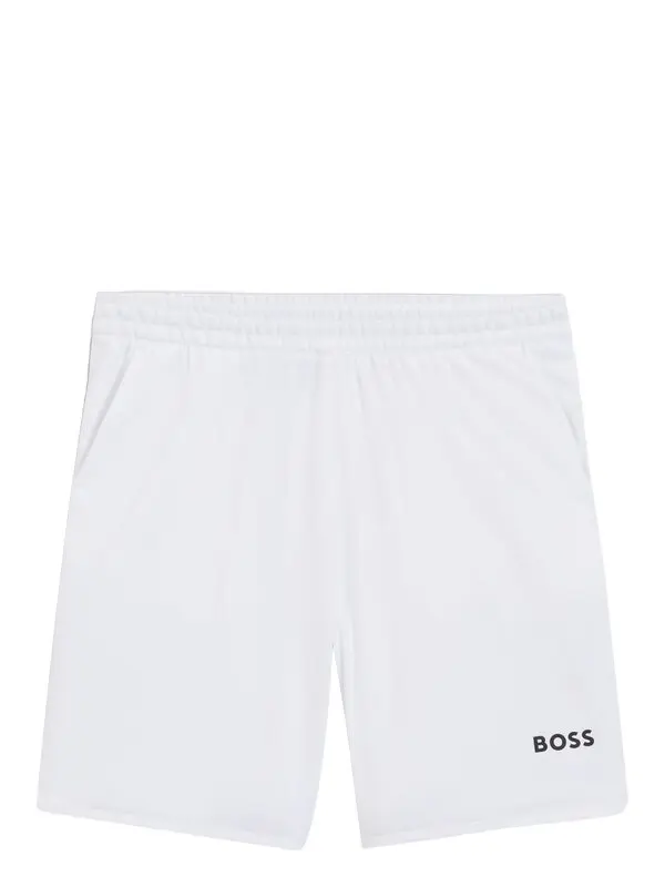 BOSS Quick-dry Stretch Shorts - White