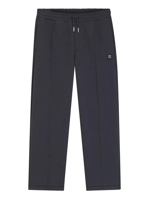 Hugo Pintuck-pleat Relaxed Fit Tracksuit Bottoms - Grey