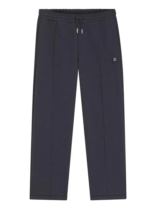 Hugo Pintuck-pleat Relaxed Fit Tracksuit Bottoms - Grey