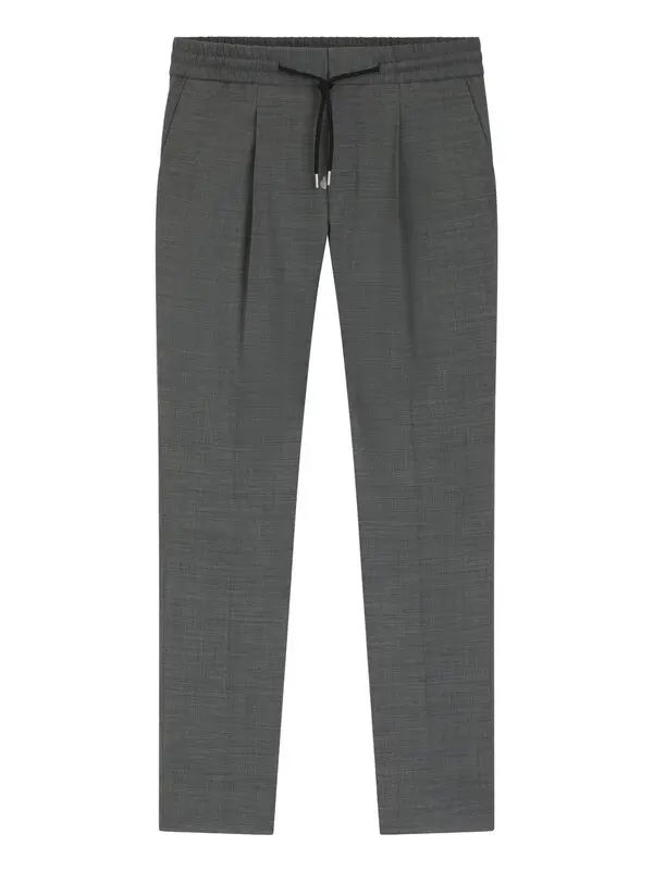 Hugo Slim-fit Wool-blend Trousers - Grey