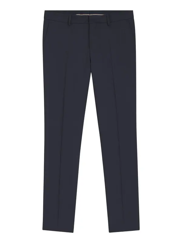 BOSS Slim-fit Trousers In Stretch Cloth - Light Blue