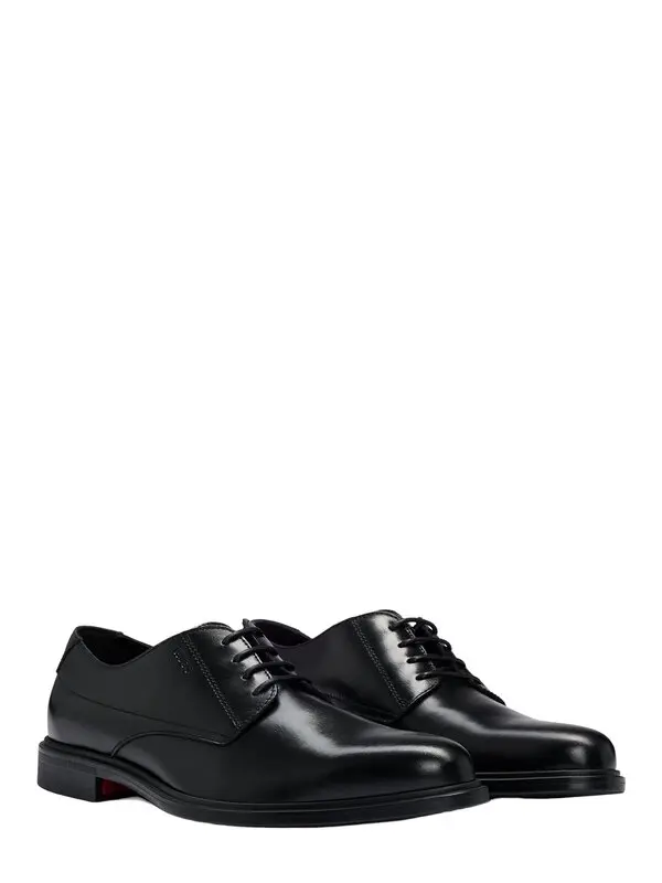 Hugo Nappa Leather Derby Shoes - Black