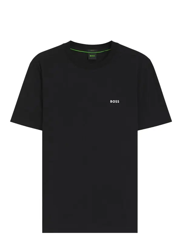 BOSS Stretch-cotton T-shirt - Black