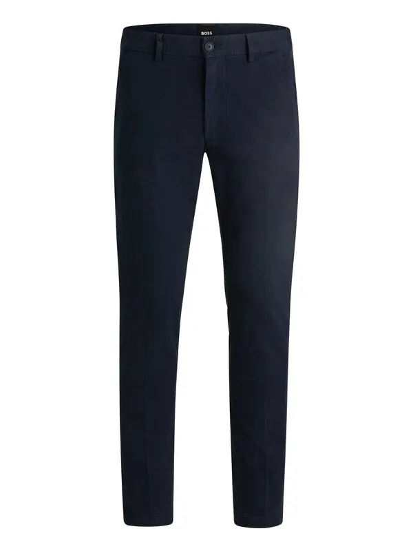 BOSS Slim-fit Trousers - Dark Blue