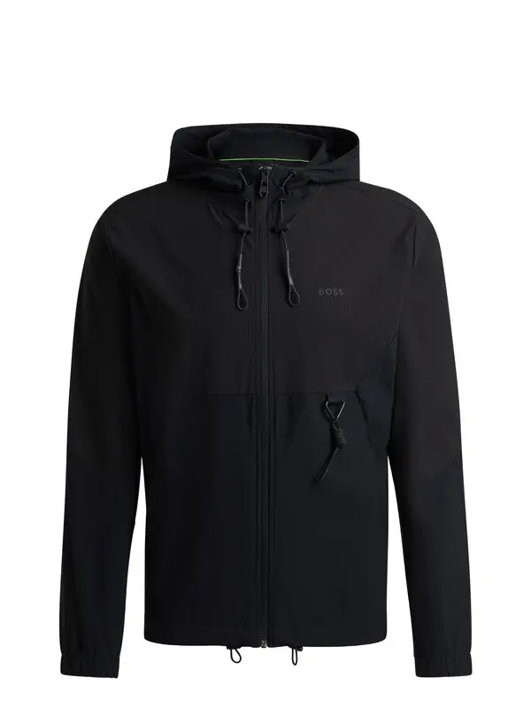 BOSS Quick-dry Zip-up Hoodie - Black