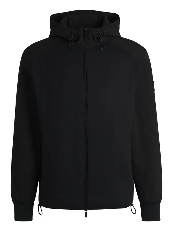 BOSS Hooded Zip-up Jacket - Black