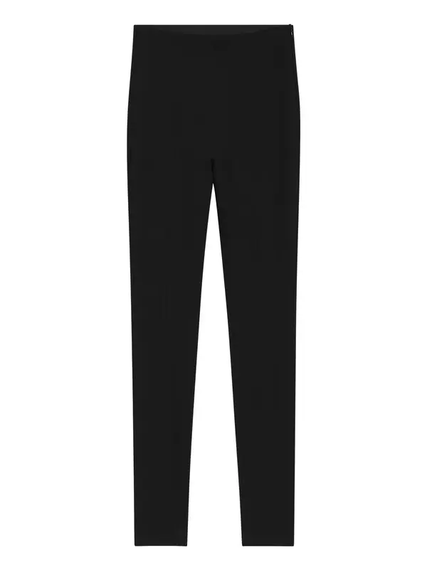 BOSS Front-cutline Leggings In Stretch Jersey - Black