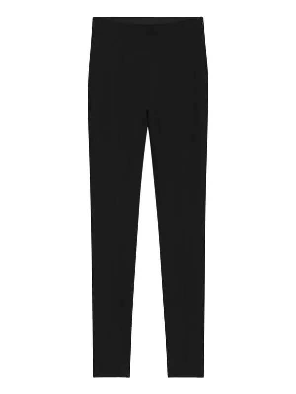BOSS Front-cutline Leggings In Stretch Jersey - Black